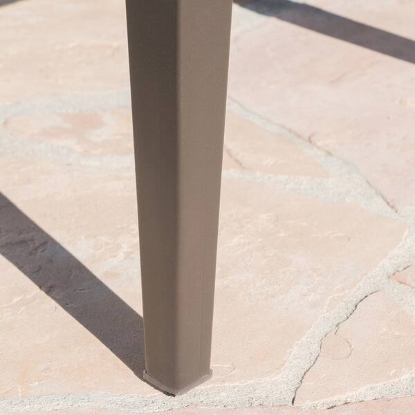 Arnell Outdoor 9-piece Square Wicker Dining Set with Cushions by ...