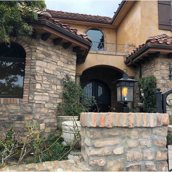 Cullen 1 Light Exterior Lighting in Imperial Black Finish - Bed Bath ...