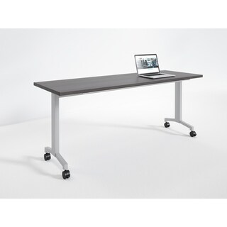 Flip Training Table with Casters, 24 x 60 inches, Silver Base ...