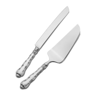 Gorham Strasbourg 2-Piece Pie Cake Set, Sterling Silver - N/A - Bed ...