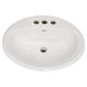 American Standard Aqualyn Drop In Porcelain Bathroom Sink 0475.020.020 ...
