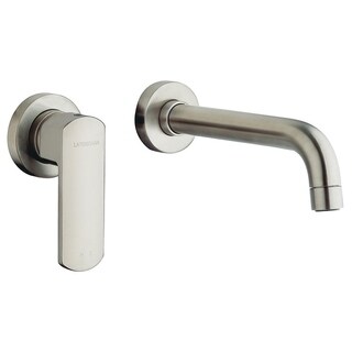 Novello single handle wall-mount lavatory faucet - Chrome - Bed Bath ...