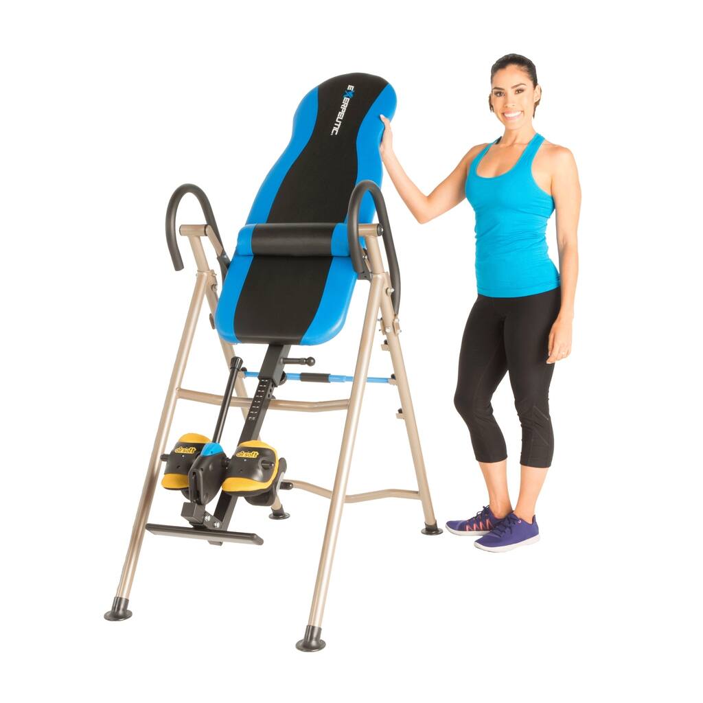 EXERPEUTIC 225SL Inversion Table with AIR SOFT No Pinch Ankle Holders ...