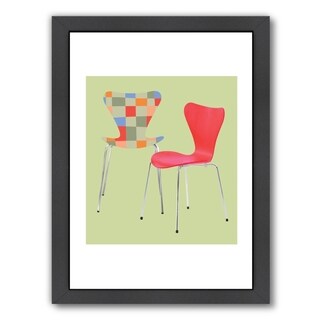 Arne Series 7 Red - Framed Print Wall Art - Bed Bath & Beyond - 20578546