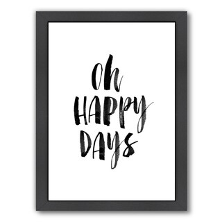 Oh Happy Days - Framed Print Wall Art - Bed Bath & Beyond - 20579022