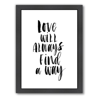 Love Will Always Find A Way - Framed Print Wall Art - Bed Bath & Beyond ...