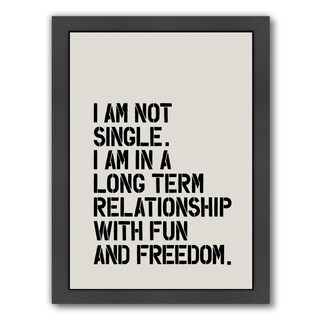 I Am Not Single - Framed Print Wall Art - Bed Bath & Beyond - 20579404