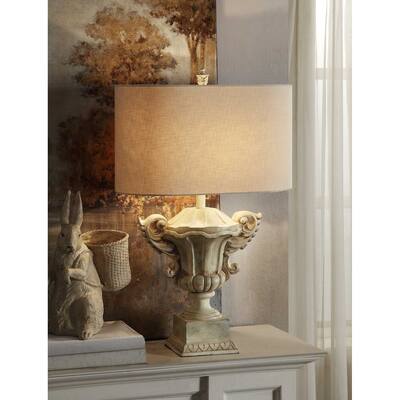 Gabriella Sand Stone 31-inch Table Lamp - N/A - Overstock - 20599236