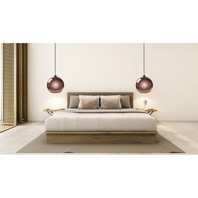 Single Sphere Pendant Lamp- Copper Small - Overstock - 20599297