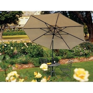 Coolaroo Market Umbrella 11' Round Smoke - Bed Bath & Beyond - 20600728