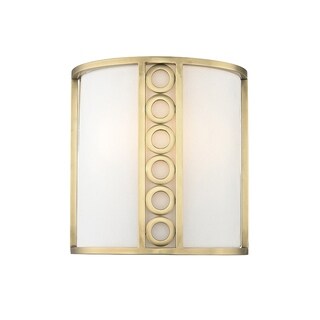 Hudson Valley Infinity 2-light Aged Brass Wall Sconce - Bed Bath ...