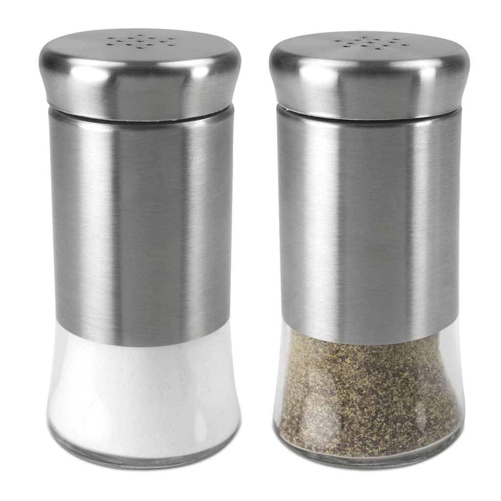 Home Basics Essence Collection 2-piece Salt and Pepper Set - Overstock ...