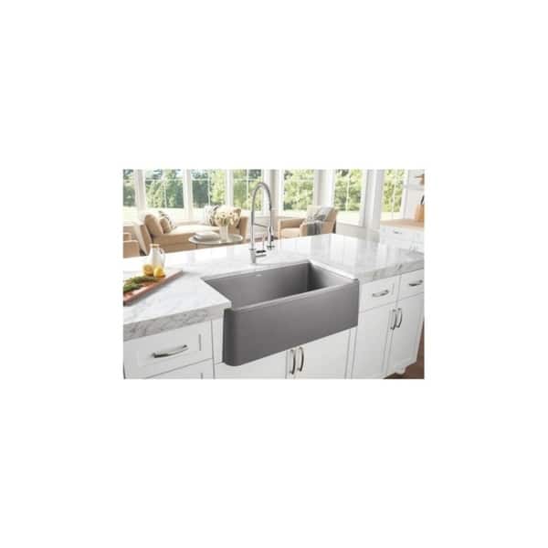 Blanco Ikon 33" Apron Front 401900 Metallic Gray - Bed Bath & Beyond ...