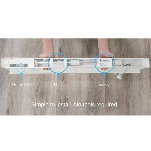 MySmartBlinds Automation Kit with Solar Panel - Charge automated blinds ...