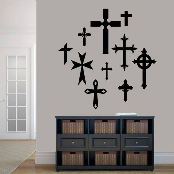 Set of Crosses Wall Decals - Bed Bath & Beyond - 20684993