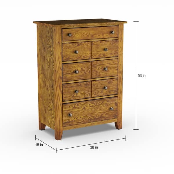 Copper Grove Epper Cabin Aged Oak 5-drawer Chest - On Sale - Bed Bath ...