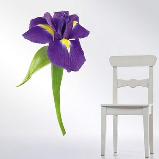 Iris Flower Full Color Wall Decal Sticker AN-156 FRST Size52"x80" - Bed ...