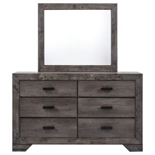 Picket House Furnishings Grayson Dresser & Mirror Set - Grey - Bed Bath ...