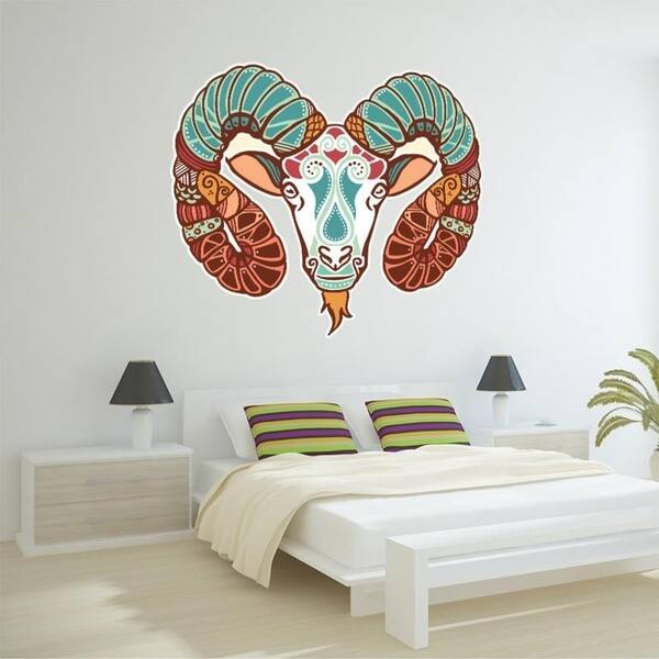 Ram Ornament Full Color Wall Decal Sticker AN-292 FRST Size52"x80 ...