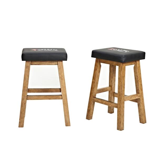 Fireball Pair of 30" Saddle Stools - Bed Bath & Beyond - 20727363