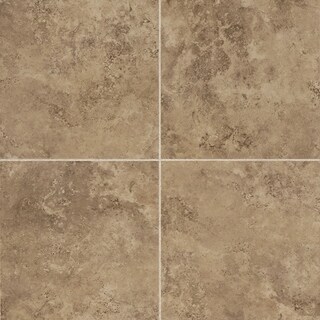 Glazed Porcelain 13x13-inch Stone Look Field Tile in Noce - 13x13 - Bed ...