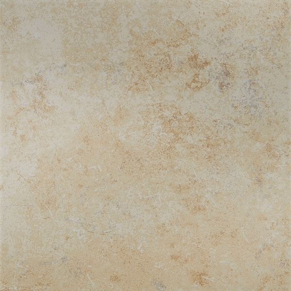 Rustic Stone Look 12x12-inch Ceramic Floor Tile in Sand - 12x12 - Bed ...