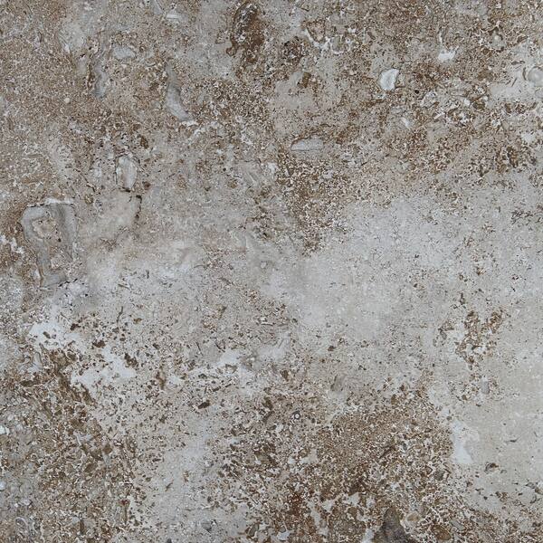 Blended Travertine Visual 18x18-inch Floor Tile in Mink - 18x18 - Bed ...