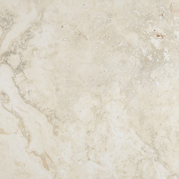 Stone Visual 12x12-inch Glazed Porcelain Floor Tile in Terrace Beige ...