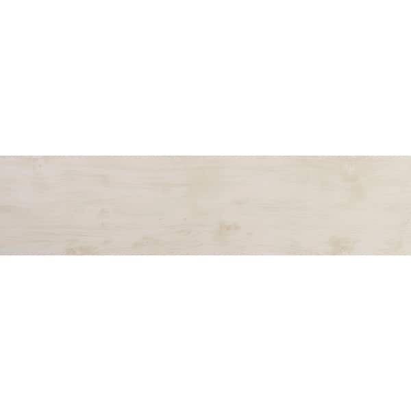 Sophisticated Wood Look 9x36-inch Porcelain Floor Tile in White Oak ...
