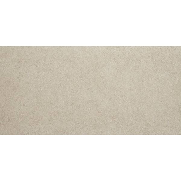 Contemporary Cement Visual 12x24-inch Ceramic Floor Tile in Beige ...