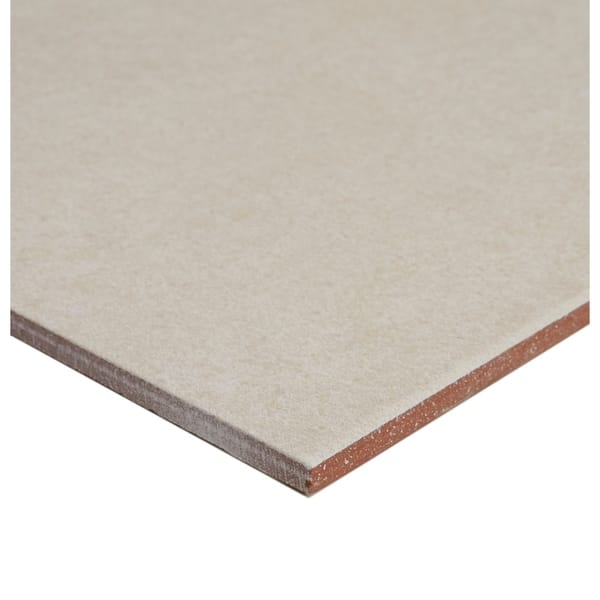 Contemporary Cement Visual 12x24-inch Ceramic Floor Tile in Cream ...