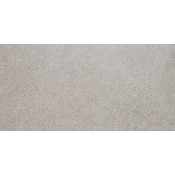 Contemporary Cement Visual 12x24-inch Ceramic Floor Tile in Gray ...