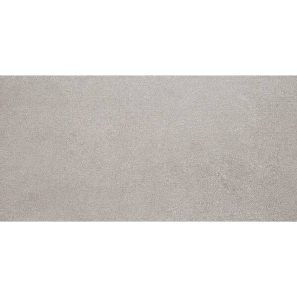 Contemporary Cement Visual 12x24-inch Ceramic Floor Tile in Gray ...