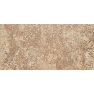 Travertine Visual Porcelain 12x24-inch Cross-Cut Field Tile in Moka ...