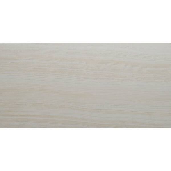 Contemporary Wood & Fabric Visual 12x24-inch Porcelain Field Tile in ...