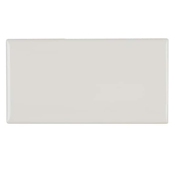 Classic Ceramic 3x6-inch Bevel Wall Tile in White - 3x6 - Bed Bath ...