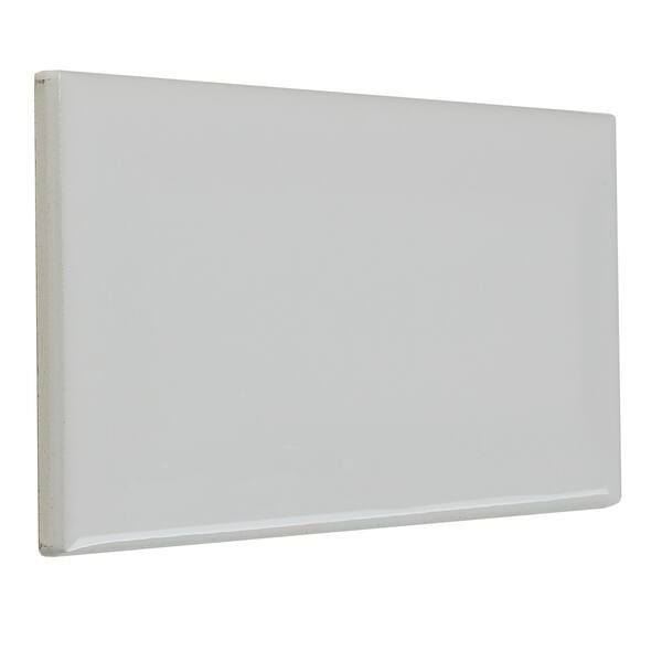 Classic Ceramic 3x6-inch Bevel Wall Tile in White - 3x6 - Bed Bath ...
