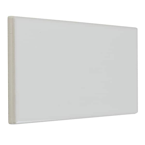 Classic Ceramic 3x6-inch Bullnose 3-inch side in White - 3x6 - On Sale ...