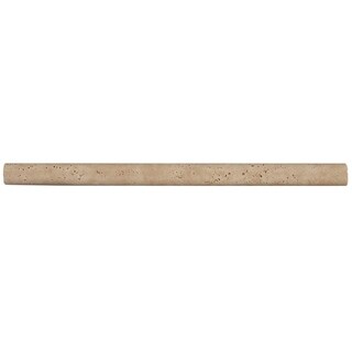Select Travertine Stone 1x12-inch Pencil Rail in Ivory Classico - 1x12 ...