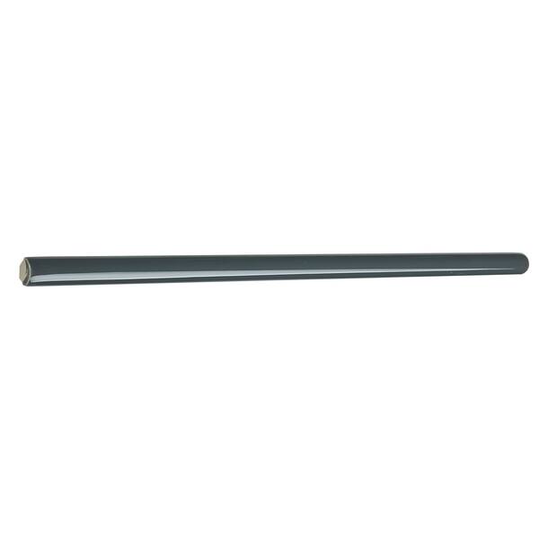 Modern Ceramic Wall Trim 1/2x12-inch Jolly in Carbon - 0.5x12 - Bed ...