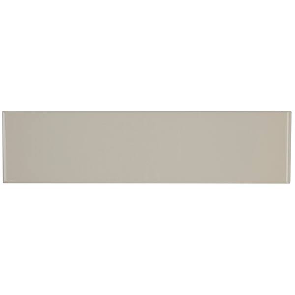 Ceramic 4x16-inch Wall Bullnose Tile on the 4-inch side in Crater ...