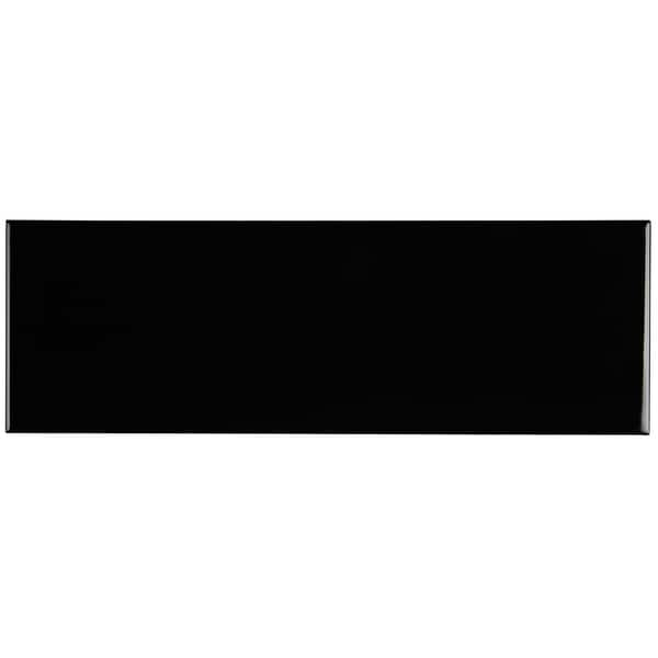6x18-inch Modern Ceramic Wall Tile in Coal - 6x18 - Bed Bath & Beyond ...