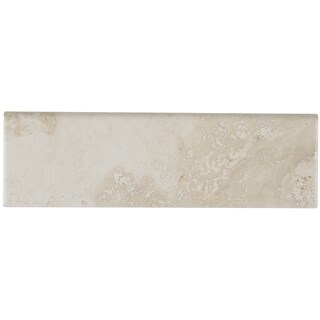 Stone Visual 3x10-inch Ceramic Wall Bullnose in Terrace Beige - 3x10 ...
