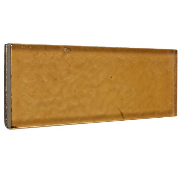 Shimmering Iridescent Glass Tile 2x8-inch Accent in Reed - 2x8 - Bed ...