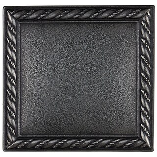 Cast Metal Collection 4-1/4x4-1/4-inch Rope Deco in Antique Nickel ...