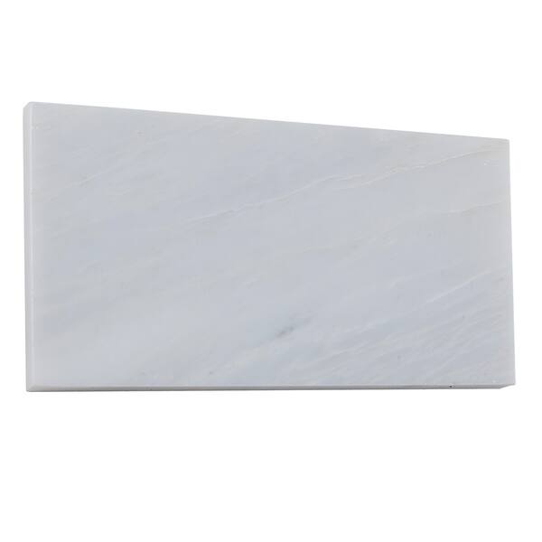 Marble 3x6-inch Honed Field Tile in First Snow Elegance - 3x6 - Bed ...