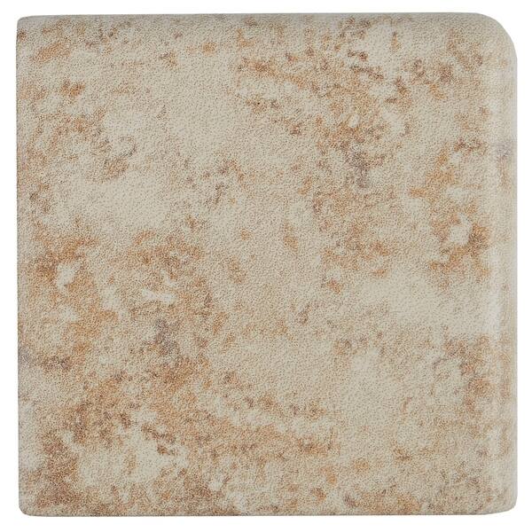 Rustic Style 3x3-inch Ceramic Bullnose Corner in Raffia - 3x3 - Bed ...