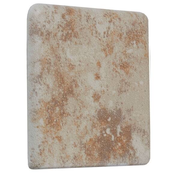 Rustic Style 3x3-inch Ceramic Bullnose Corner in Raffia - 3x3 - Bed ...