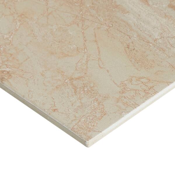 Marble Stone Visual 10x14-inch Ceramic Wall Tile in Highland Beige ...
