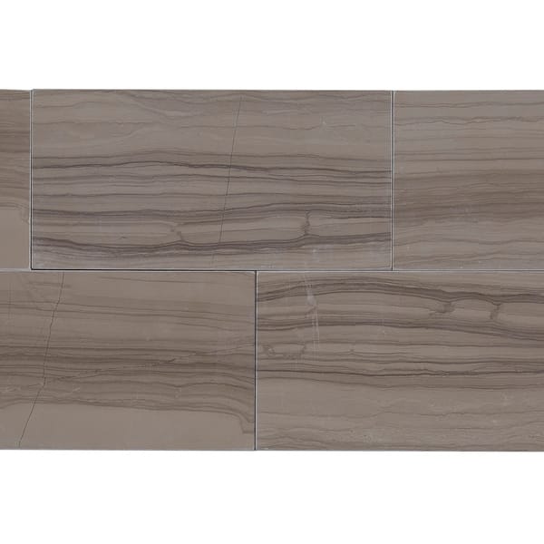 Marble 3x6-inch Honed Field Tile in Silver Screen - 3x6 - Bed Bath ...